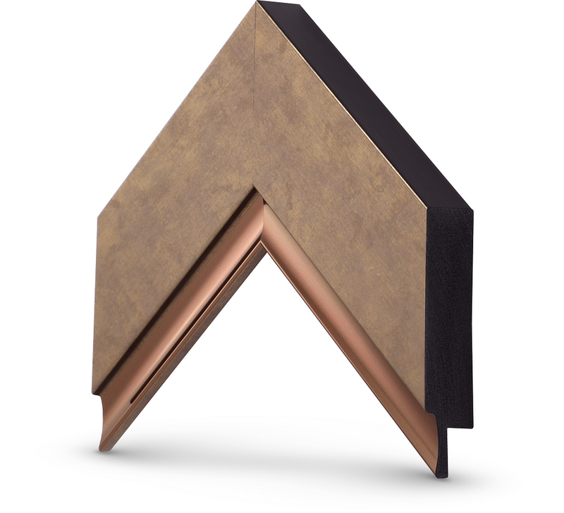 Contemporary Bronze Deco Frame | Frame My TV