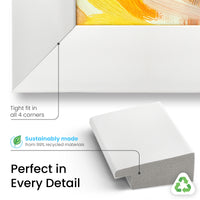Gloss White Deco Frame | Frame My TV