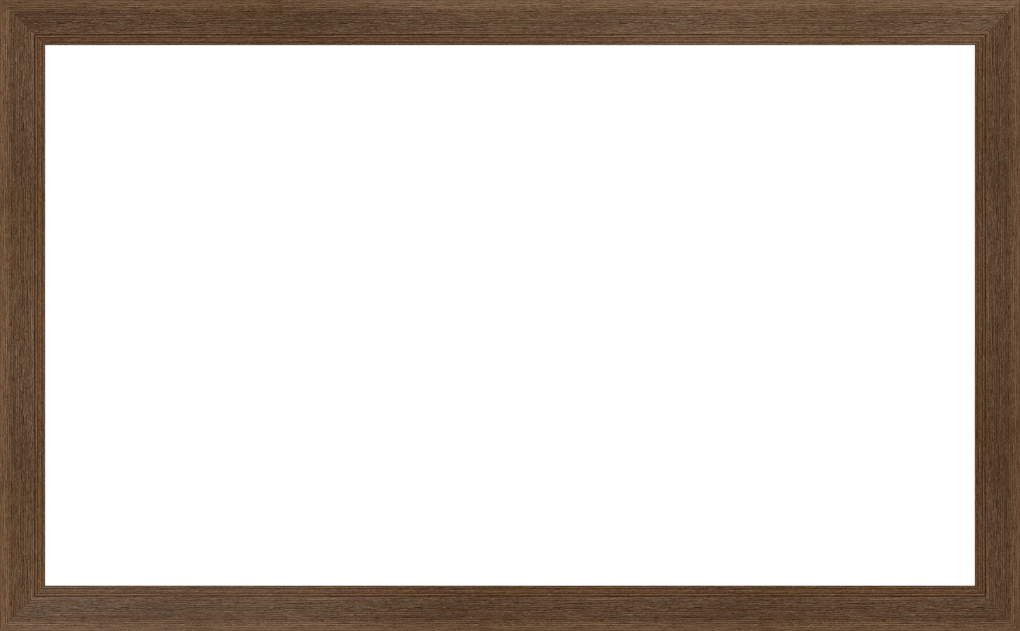 Museum Walnut Deco Slim Frame | Frame My TV