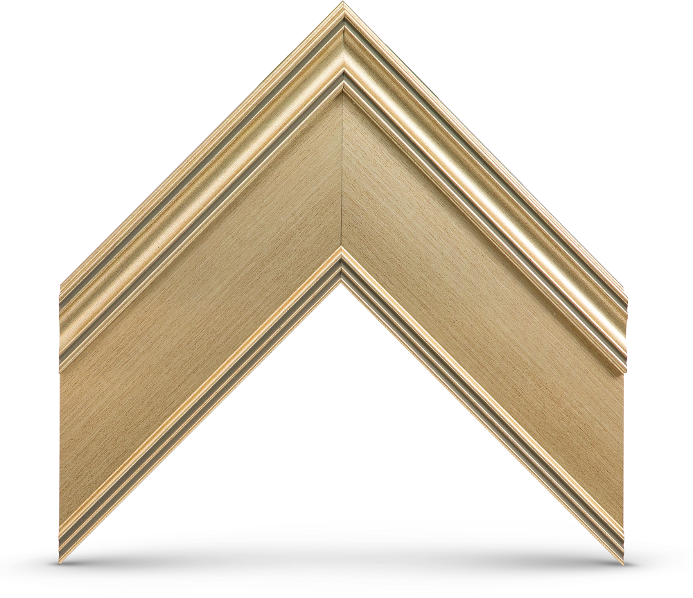 Champagne Deco Frame | Frame My TV